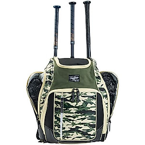 Rawlings | LEGION Backpack Equipment Bag | Baseball & Softball | Camo