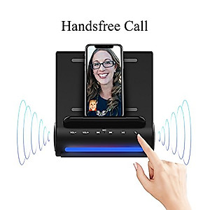 Dockall Fast Wireless Charger Bluetooth Speakers 4 in 1 Docking Station Charge 3 Devices for iPhone 14 13 12 11 X Samsung Galaxy S22 S21 S20 S10 S9