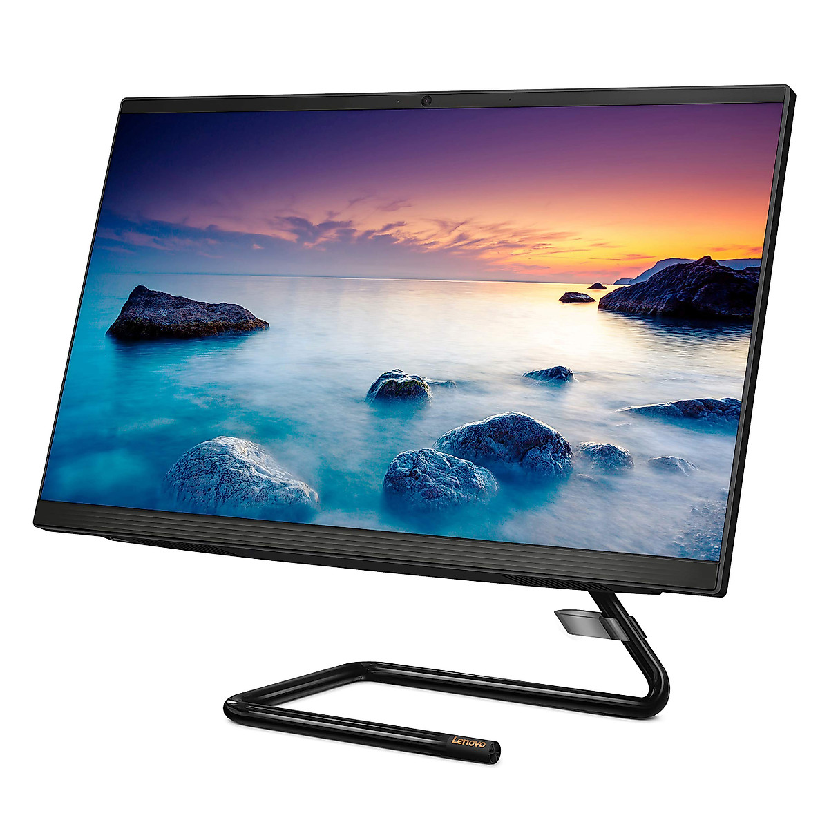 Lenovo IdeaCentre AIO 3, 24 All-in-One Computer, AMD Ryzen 3 4300U Mobile Processor, Integrated Graphics, 8GB DDR4, 256GB M.2 Name SSD, DVD RW Drive, Windows 10, F0EW005TUS, Business Black (Renewed)