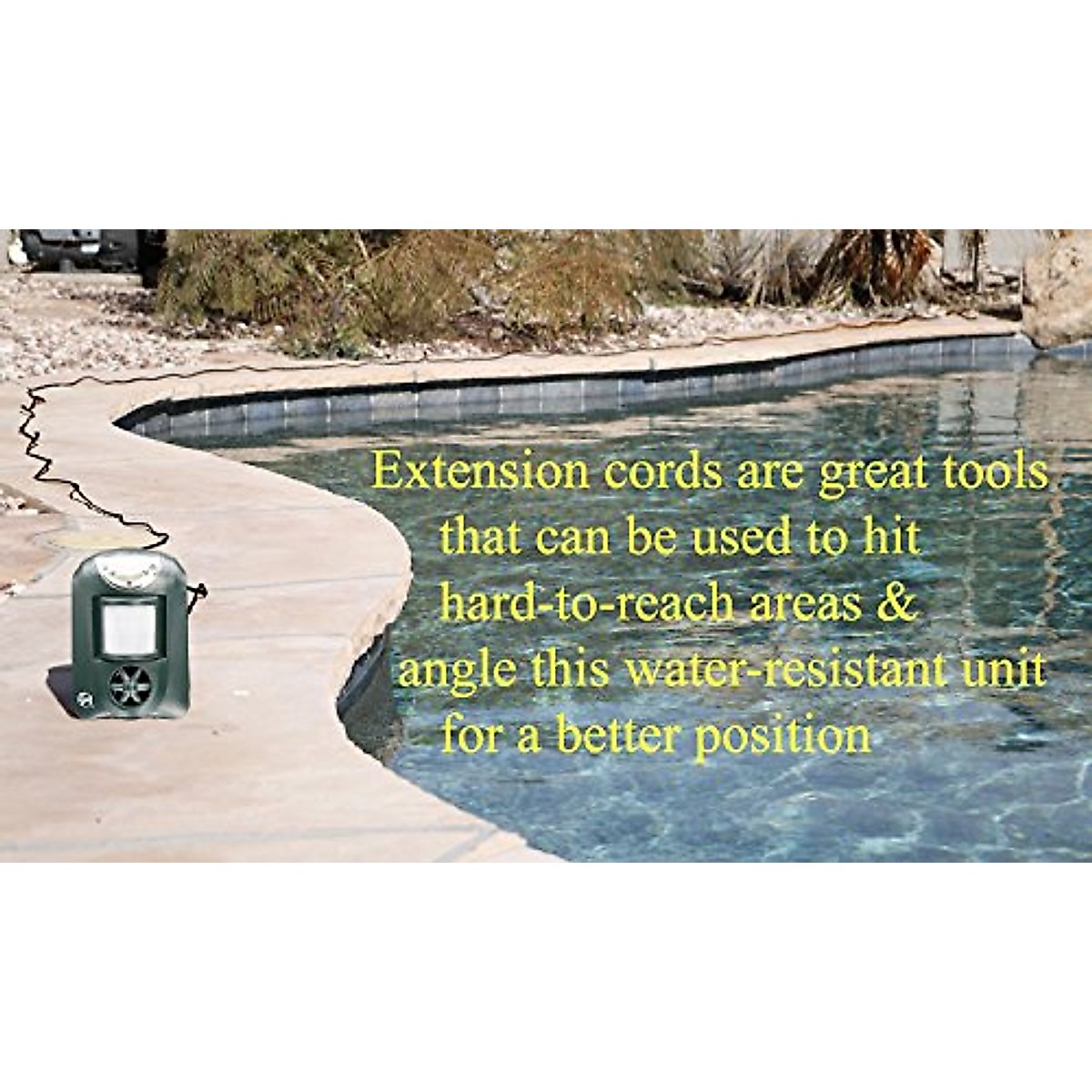 Cleanrth TSBR610 Advanced Sonic/Ultrasonic Bird Repeller w/Triple Scan Technology