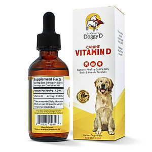 Doggyd Vitamin D3 Liquid for Dogs Cats, 60mL, 60 Count at 1ml Dose