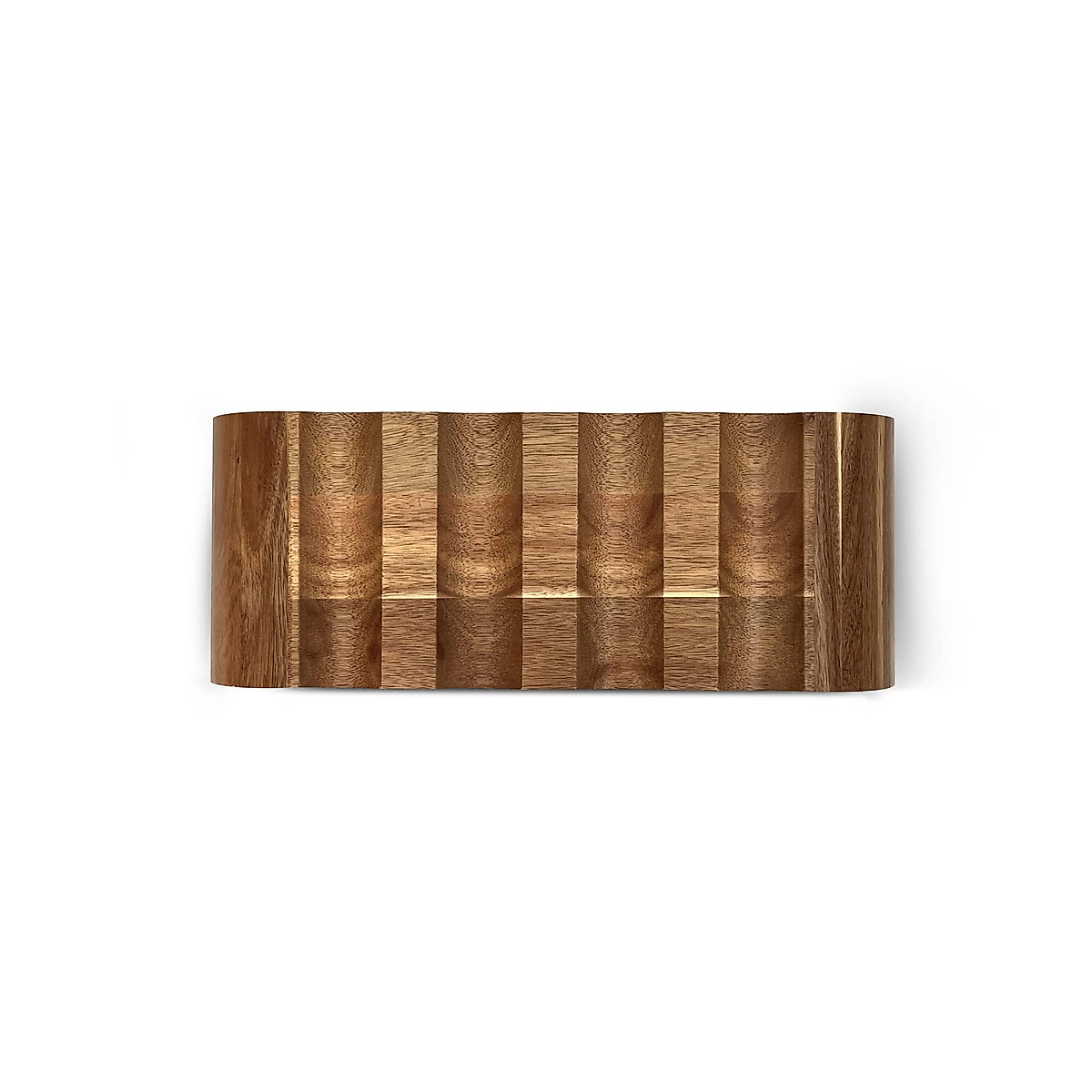 Mercurial Trade Wine Rack Free Standing 8 Bottle Acacia Wine Racks Countertop Cabinet Wine Holder Stand Wine Storage Shelf for Kitchen, Bar, Pantry