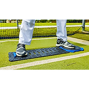 Rotor System USA Swing Perfecting Batting Trainer for Softball and Baseball, Back Foot Rotation, Power Hitter Plate, Baseball Training Equipment - for All Ages