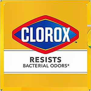 Glad Small Drawstring Trash Bags with Clorox, 4 Gallon Grey Trash Bags, Lemon Fresh Bleach Scent, 34 Count (Package May Vary)