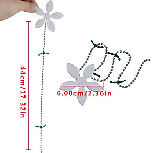 12 Pcs Flower Shape Shower Drain Sink Remover Hair Filter Chain Hook Flower Drain Hair Catcher Drain Clog Protectors Catcher Strainer Hair Snare Easy to Install and Clean for Bathroom Tub