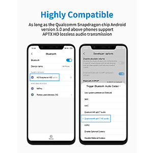 erjigo KZ HD Bluetooth Headphone/Earphone Wireless Cable with Microphone Replacement for (B PIN (KZ-ZST/ZS10/AS10/BA10/AS06/ES4/ZSR))