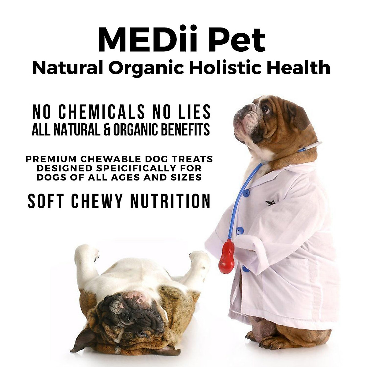 MEDii Pet Dog Vitamin Supplements & Health Booster: Metabolism, Cardiac, Eyes, & Helps Prevent Dog Dementia– Includes Spirulina, Vitamin B1, B3, & B12, Non-GMO, 125 ct/10 oz. Best Value