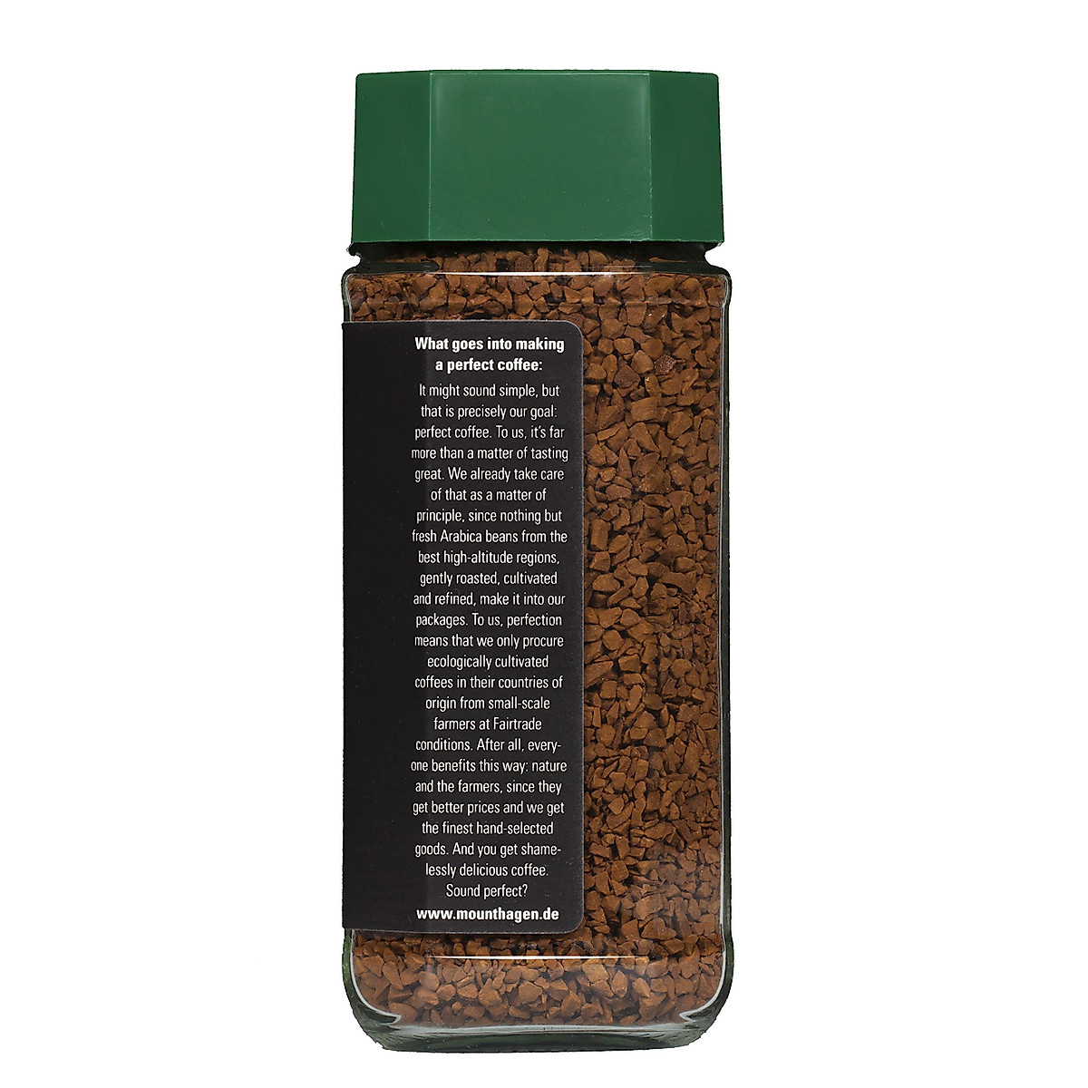 Mount Hagen 3.53oz Organic Freeze Dried Instant Decaf Coffee- 3 Pack | Eco-friendly Decaf Coffee Made From Organic Medium Roast Arabica Beans | Fair-Trade Instant Coffee Decaffeinated [3x 3.53oz Jar]