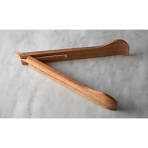 Ironwood Gourmet Spring Salad Tongs, 2.25 x 2.25 x 12 inches
