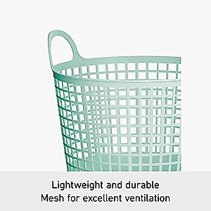 Like-it Laundry Basket, Storage, Round, Made in JAPAN, 25L, SCB-1, Mint blue