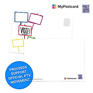 Vote Signs - Postcards to Voters by Tony the Democrat (Mix and Match Set Sizes) (64)