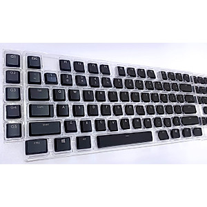wj forG915 Full Set of 109/87 Keycaps Replacement G915/G913/G815/G813 TKL RGB Gaming Mechanical Keyboard (109 Keys Black G915)