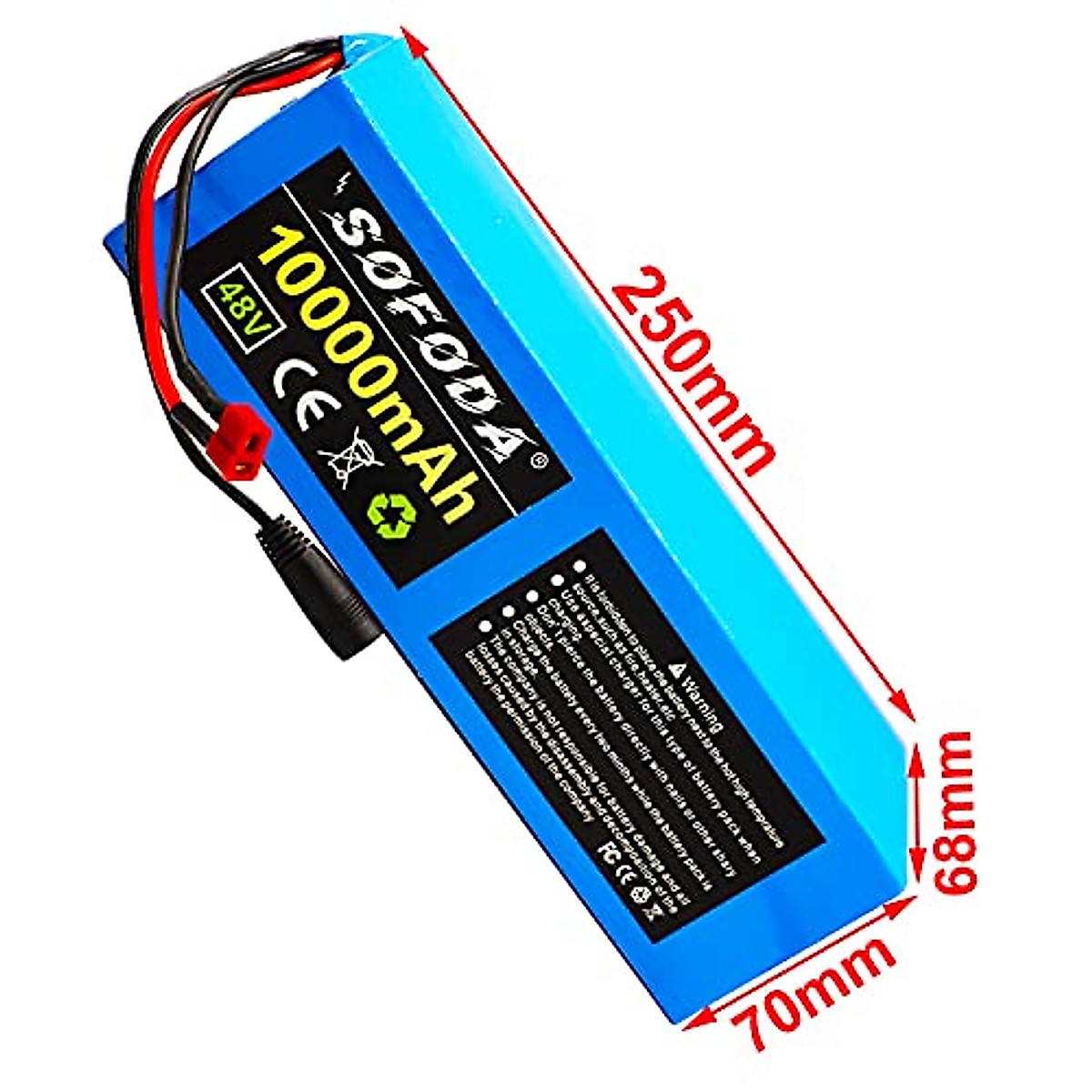48v 10/14/20/25Ah ebike Battery for Electric Bicycle/Ebike Battery, which 48 Volt Lithium Battery Charger, for 1000W 750W 500W /Electric Bike/Scooter Battery/Electric Bicycle/Ebike (48V 10A 200W-800W)