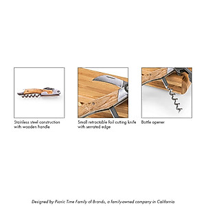 PICNIC TIME NCAA Pittsburgh Panthers Elan Deluxe Waiter's Corkscrew in Gift Box