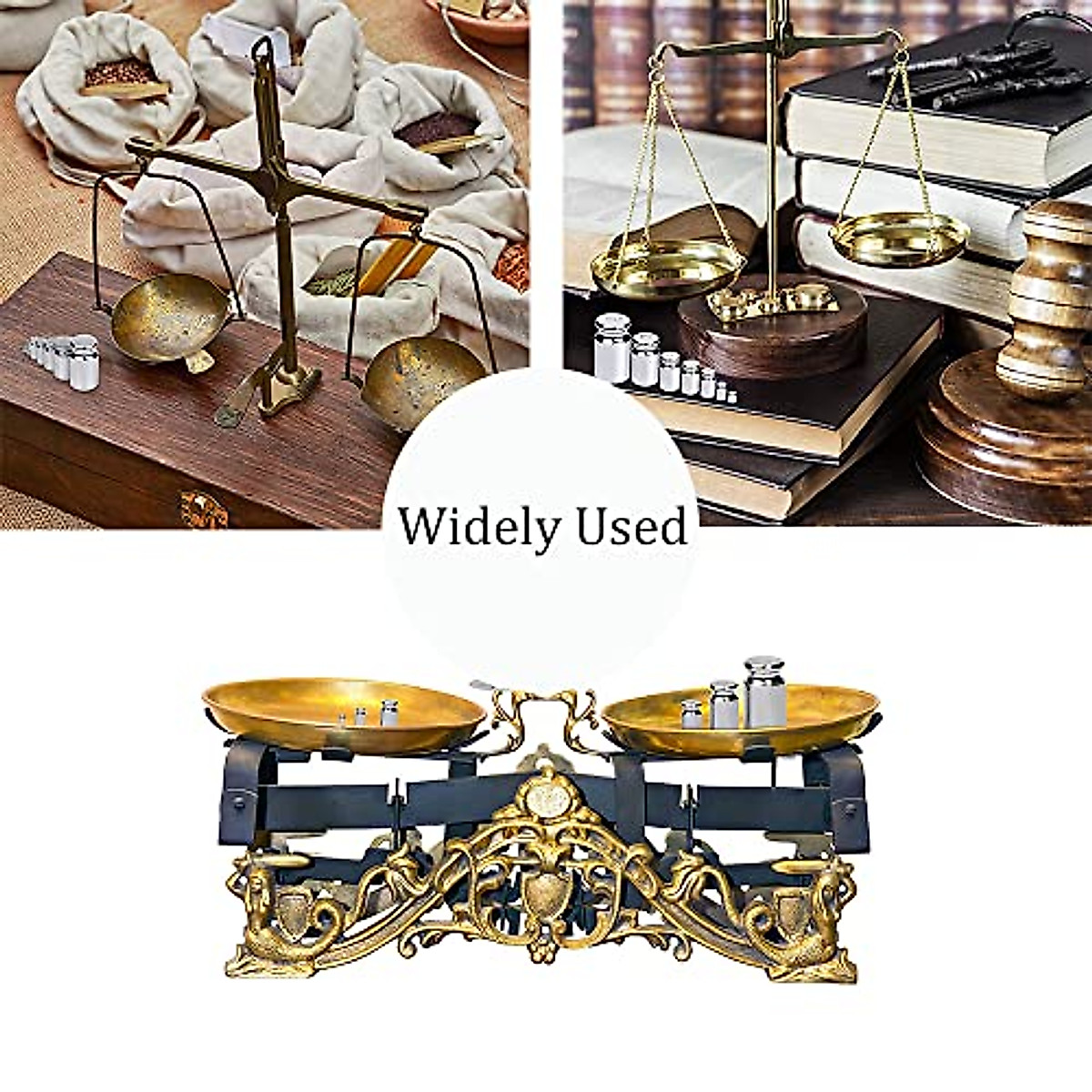 Utoolmart Calibration Weight Set 2KG in Total (10g 20g 20g 50g 100g 100g 200g 500g x 2Set) M2 Precision Chrome Plated Steel for Digital Balance Scales 2 Set