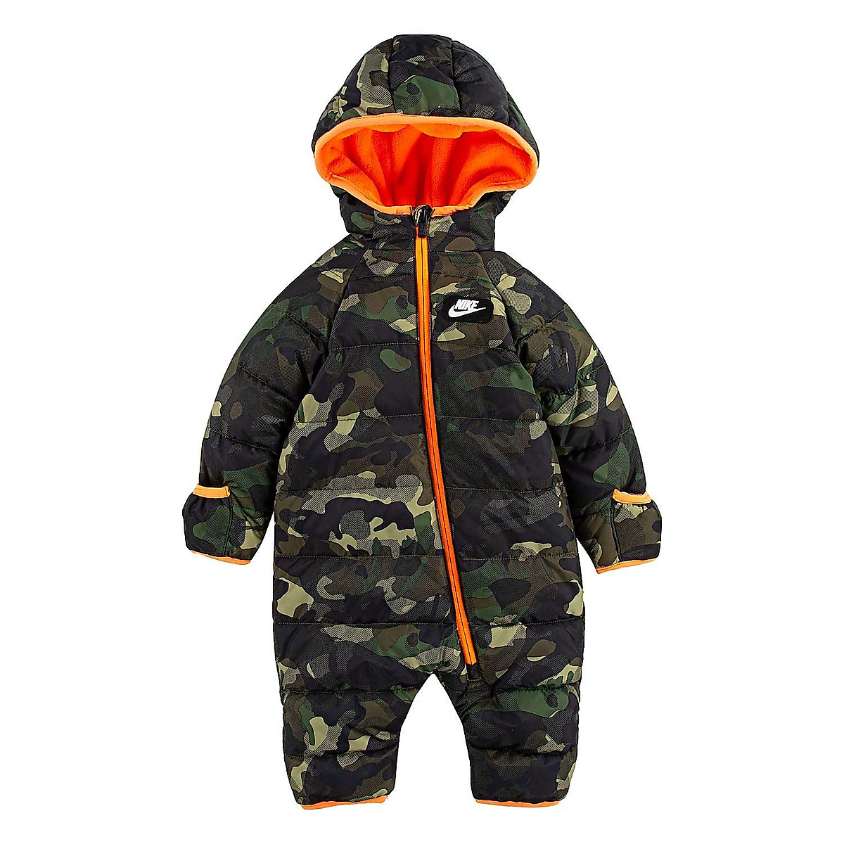 Nike Baby Boys' 1-Piece Snowsuit - Orange/Multi, 3 Months