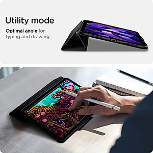 Spigen Rugged Armor Pro Case Compatible with iPad Air 6th M2 (2024) / 5th (2022) / 4th Generation (2020) 11 Inch and 10.9 Inch Case - Black