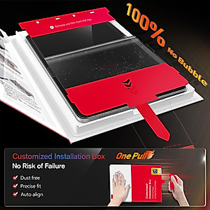 bersem 2 Pack Screen Protector for iPad 10th Generation 10.9 Inch (2022), 9H Hardness Tempered Glass with Customized Installation Tray, Support Apple Pencil, Anti Scratch, HD Clear, One-Pull Box