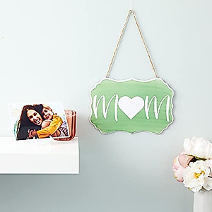 6-Pack of Unfinished MDF Hanging Wood Plaques for Crafts with Jute Rope, Blank 9x6-Inch, 1/4-Inch Thick Wooden Sign for DIY Painting, Art Projects, Home Decor, 3 Designs