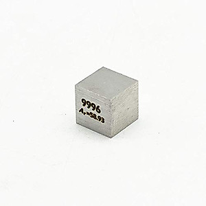 Pure Metal Cobalt 10mm Density Co Cube for Element Collections Lab Experiment Material Hobbies Simple Substance Block Display DIY