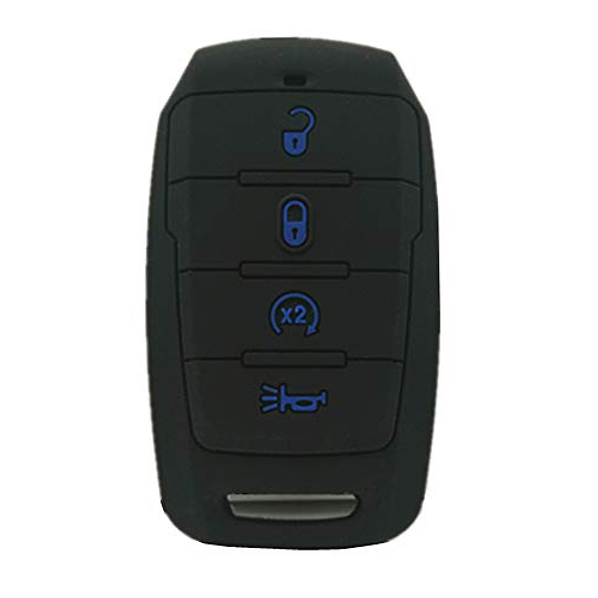 KAWIHEN Silicone Rubber Key Fob Cover Compatible with 2019 2020 Ram 1500 Key Fob OHT-4882056 5461A-4882056