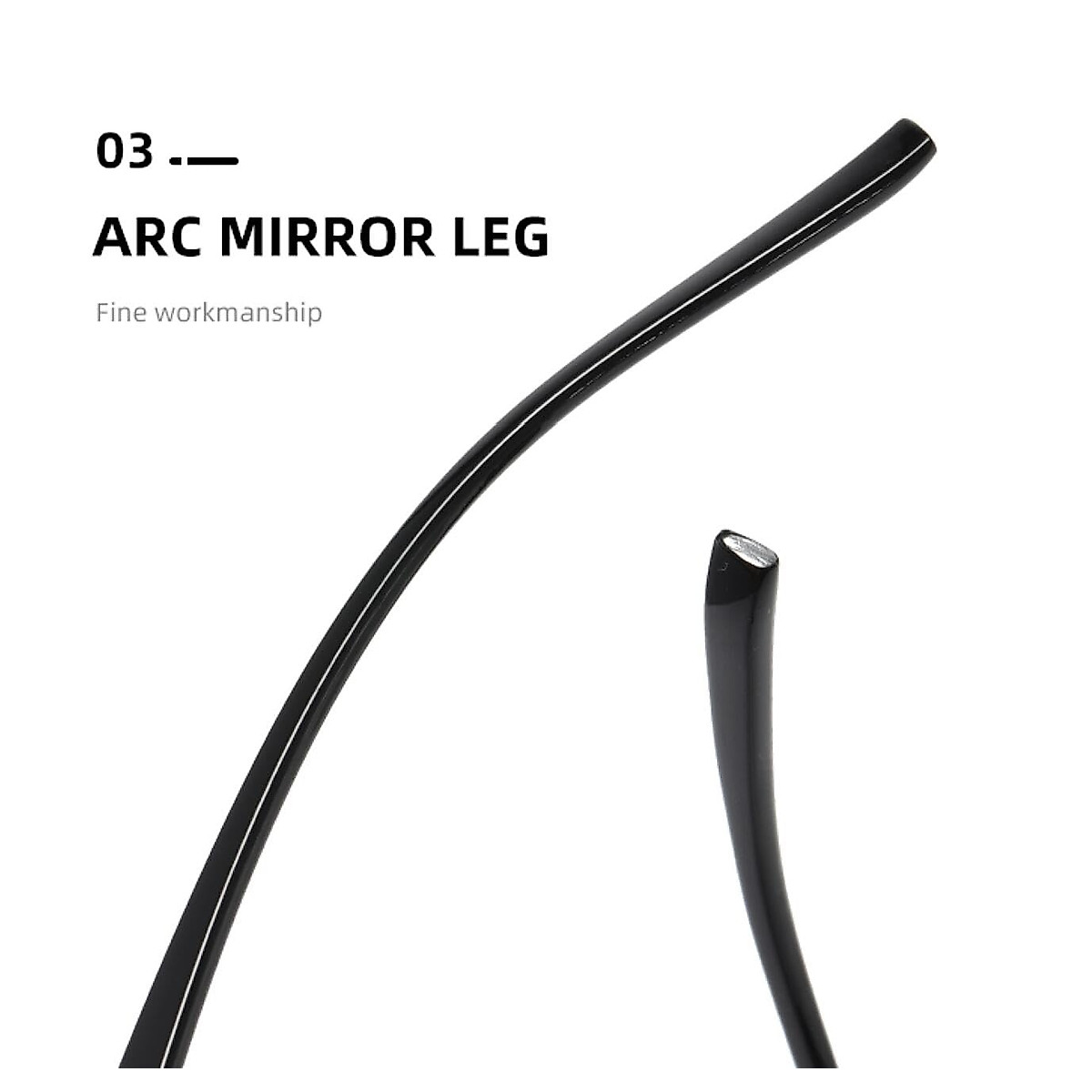 B and Q 6 Pack Mens Rectangular Half Frame Blue Light Blocking Reading Glasses Black Spring Hinge Readers (BQ8008 BK x 6, 1.50) 1.5