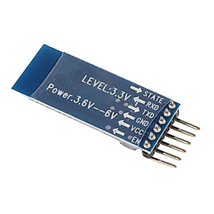 ACEIRMC HC-05 Wireless Bluetooth RF Transceiver Master Slave Integrated Bluetooth Module 6 Pin Wireless Serial Port Communication BT Module for Arduino (3pcs)