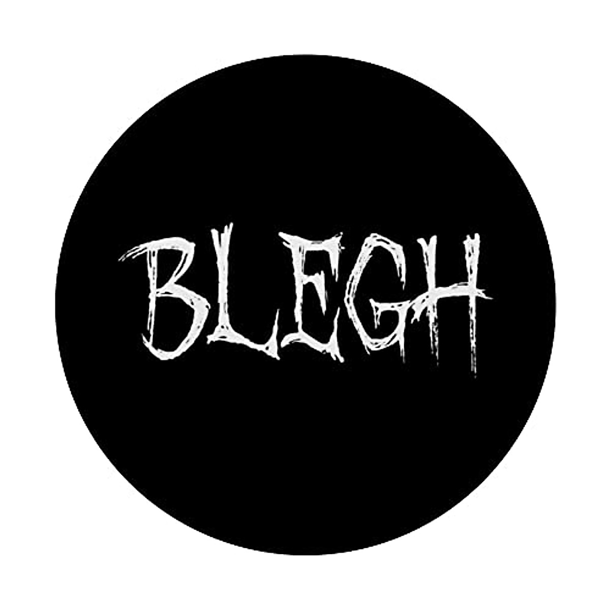 Blegh Funny Metalcore Vocalist Djent Deathcore PopSockets Swappable PopGrip