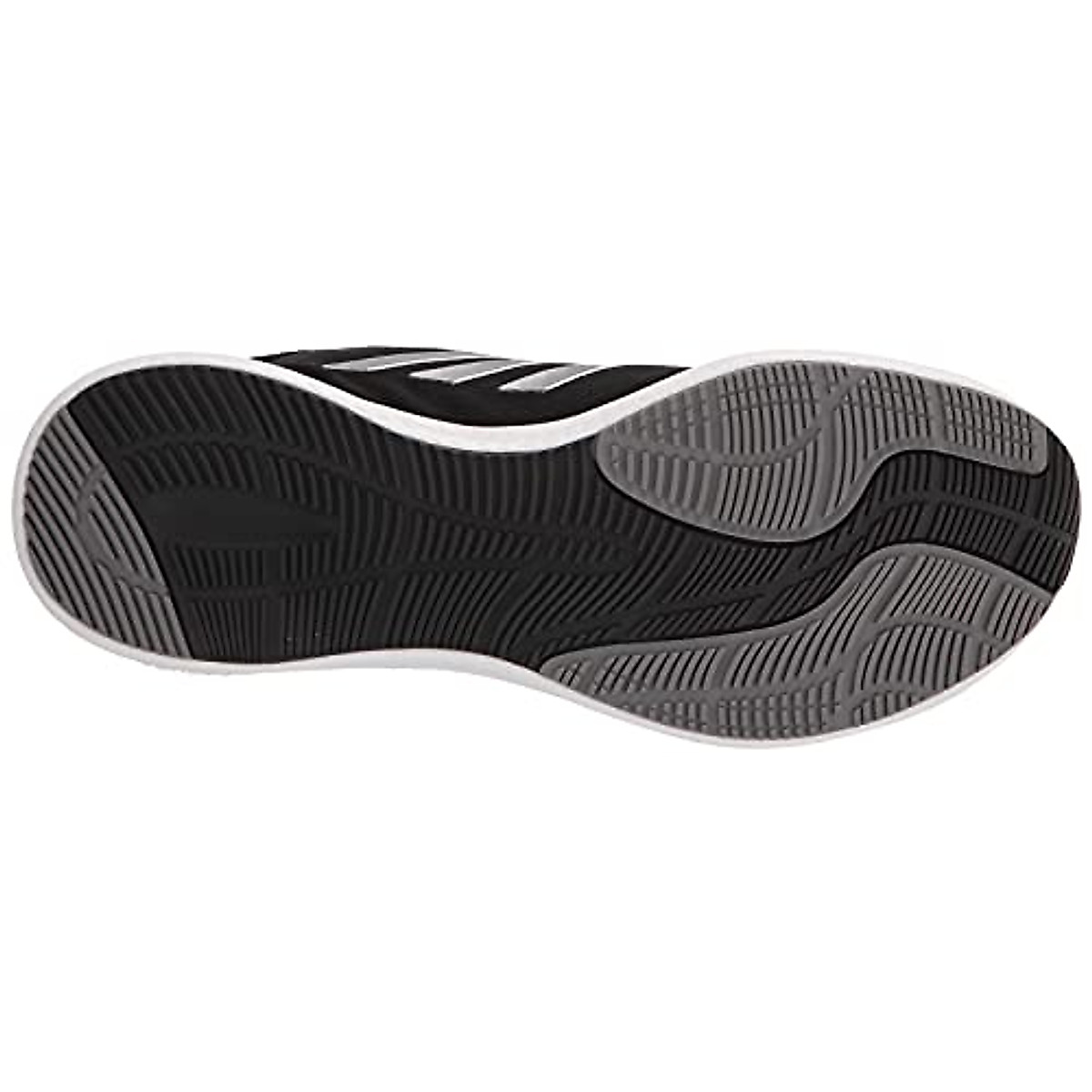 adidas Women's Edge Lux 4 Running Shoe, Black/White/Grey, 9