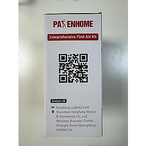 Pasenhome First Aid Kits, Trauma First Aid Kit, Premium Emergency Kits, First Aid Bag with Labelled Compartments for Home, Office, Car, Outdoor, Hiking, Travel, Camping