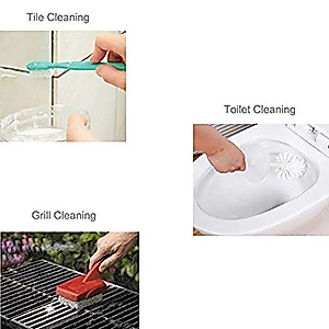 Pumice Cleaning Stone with Handle Toilet Bowl Cleaner Hard Water Ring Remover for Bath/Pool/Kitchen/Household Cleaning (4)