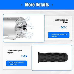 BANLICALI Bike Motor Kit, 3000W Brush-Less Motor Kit with Controller, Chain Ring and Throttle, for Electric Scooter E Bike Engine Motorcycle DIY Part Conversion Kit 48-72V 4900rpm