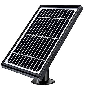 Solar Panel for Security Camera Outdoor Wireless WiFi [Compatible with Mirco USB Type](Solar Panel )