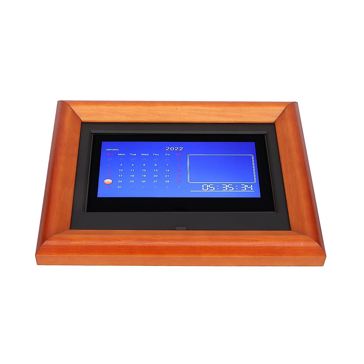 Electronic Photo Frame, Remote Control Timing Function 7 Inch 800x480 Digital Photo Frame for Party (US Plug)