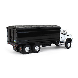 International Harvester 1/64 White & Black International Workstar Grain Truck with Tandem Axle 51422-A