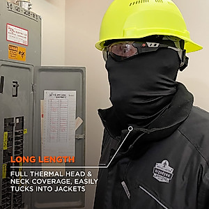 Ergodyne Mens Balaclava Face Mask, Black