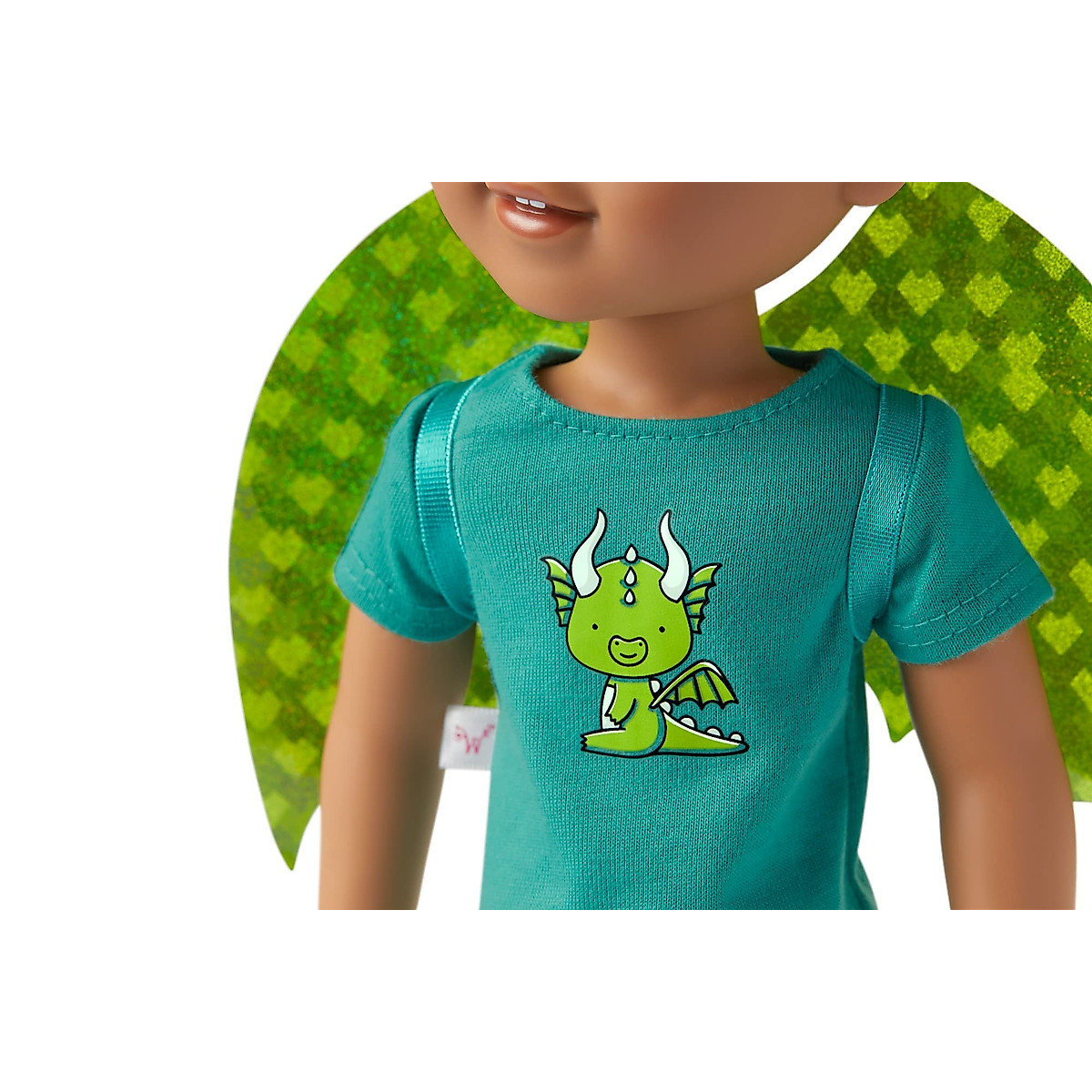American Girl WellieWishers 14.5-inch Bryant Doll with T-shirt, Shorts, Dragon Wings & Tail, and Boots, For Ages 4+