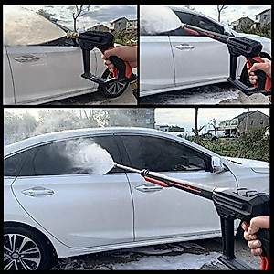 Tool Daily Pressure Washer Gun with Replacement Extension Wand, M22 14mm/15mm Fitting, 5 Power Washer Nozzle Tips with Holder, 4000PSI, 44 Inch