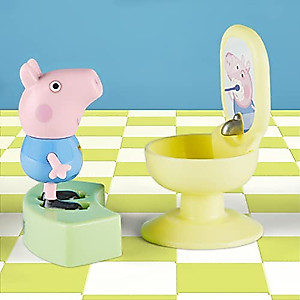 Peppa Pig Peppa's Adventures George’s Bathtime Accessory Set Preschool Toy, George Pig Figure and 6 Accessories, for Ages 3 and up