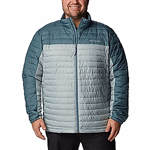 Columbia Men's Silver Falls Jacket, Niagara/Metal, Large