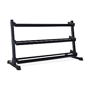 CAP Barbell Heavy-Duty 3-Tier Dumbbell Rack for 5-75 Pound Dumbbell Pairs