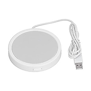 Constant Temperature Coaster USB Powered Milk Cup Warmer Electric Beverage Warmer Coffee Mug Warmerfor Home Office Kitchen.(白色)