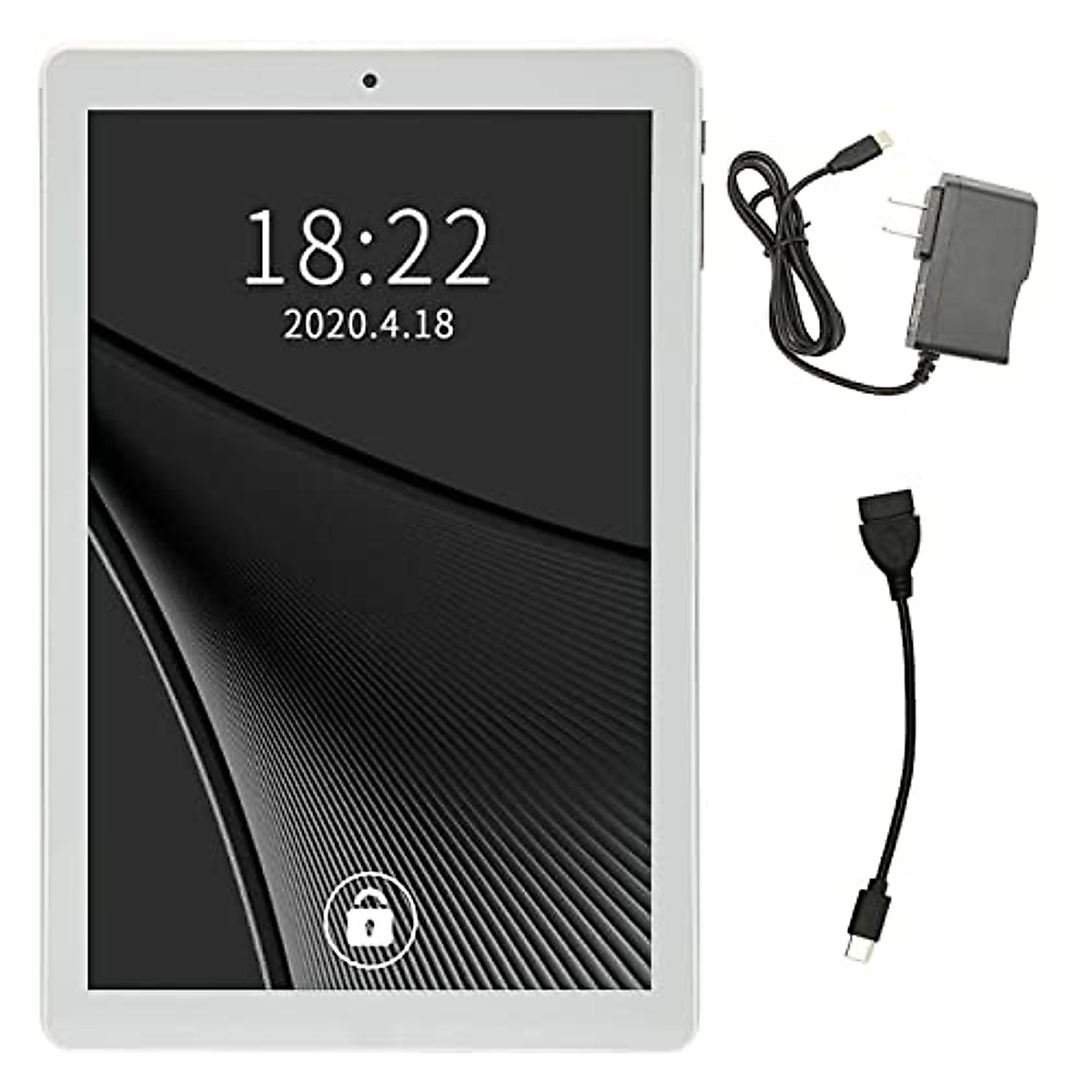 10-inch Tablet, Dual Card, Dual Standby, Silver, Multilanguage, Tablet, HD IPS Screen, 3G and 5G WiFi (US Plug)