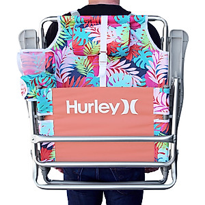 Hurley Backpack Beach Chair, One Size, Jade