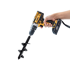 VASGOR Set 3 (1.6x12, 2.6x12, 3.5x12) Auger Drill Bit for Planting - Easy Planter Garden Auger - Bulb & Bedding Plant Augers - Posthole Digger for 3/8” Hex Drive Drill