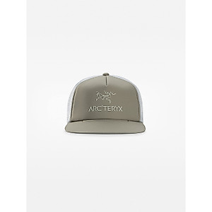 Arc'teryx Logo Flat Brim Trucker Hat | Flat-Brim Performance Trucker | Forage, One Size