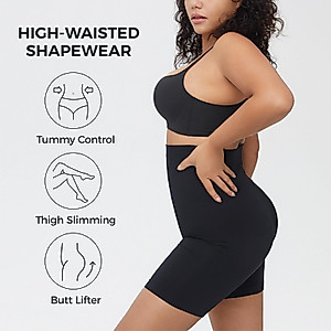 AMRIY Shapewear for Women Tummy Control High Waisted Body Shaper Butt Lifting Shapewear Shorts Girdles Shape Wear for a Dress Beige,X-L