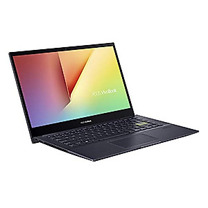 Asus VivoBook Flip 14 Thin and Light 2-in-1 Laptop, 14 FHD Touch Display, AMD Ryzen 7 4700U, 8GB DDR4 RAM, 512GB SSD Glossy Stylus Windows 10 Home Fingerprint Reader TM420IA-DB71T (Renewed)