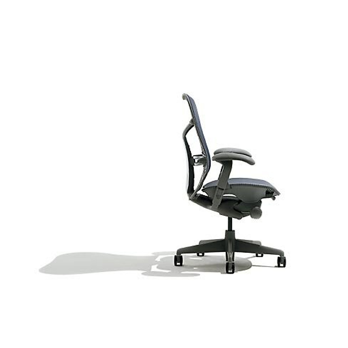 Mirra Chair Herman Miller Deluxe Fully Highly Adjustable Home Office Desk Task Chair MR223 with Forward Tilt Seat Angle, Adjustable Arms, Flexfront Seat, Graphite Frame with Graphite Airweave Seat and Triflex Backrest, Standard Casters
