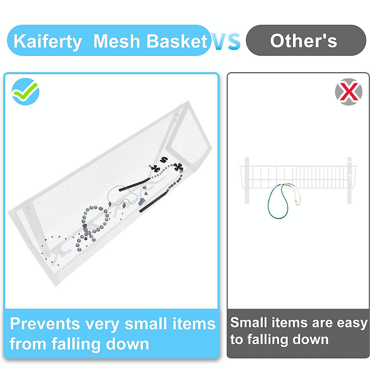 Kaiferty Over The Door Hooks Organizer, Door Hanger Towel Rack Mesh Basket with 12 Hooks,Over The Door Storage Coat Hooks Behind Door Organizer for Bathroom,Bedroom,Kitchen,Office(White)